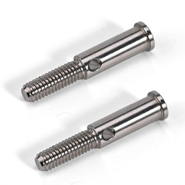 GPM 4140 Medium Carbon Steel Front Freewheel Axle Set for Tamiya 1:10 ...