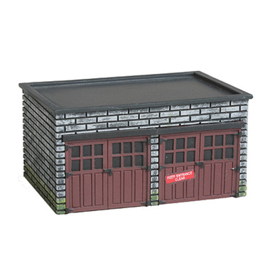 IMEX 6151 Block 2-Car Garage - Perma-Scene HO Scale - Nitro Hobbies