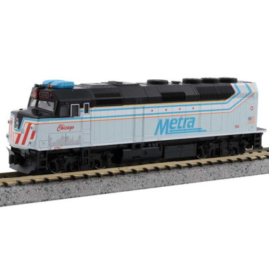 Kato 176-CHICAGO EMD F40PH - Standard DC - Metra #104 Locomotive N ...