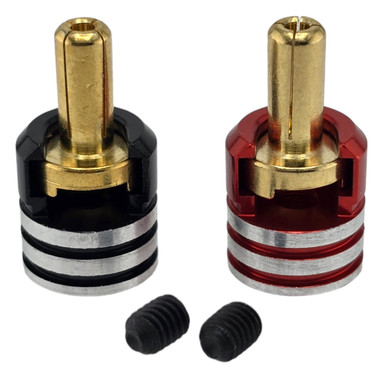 NHX RC Heatsink Bullet Plug Grips w/3.0mm Bullets for Battery Charge ...