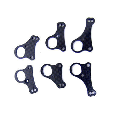 Hot Racing Carbon Fiber Rear Multi Rocker Plates : 1/16 E-Revo VXL ...