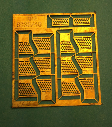 A-Line 29250 Brass Diesel Steps : Railpower Shells SD40 / SD38 HO Scale ...