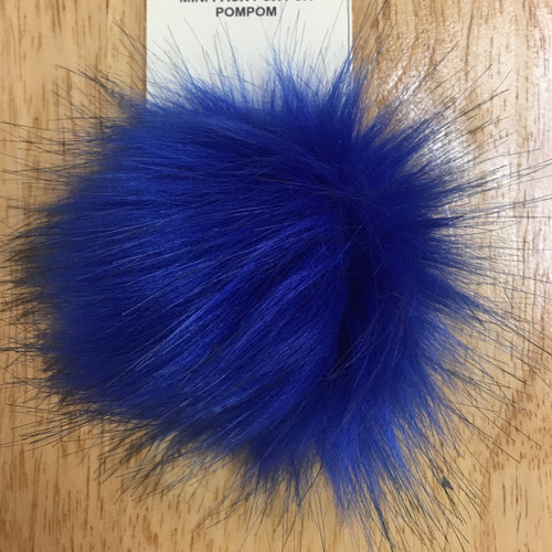 Mini Faux Fox Fur Pom-Poms