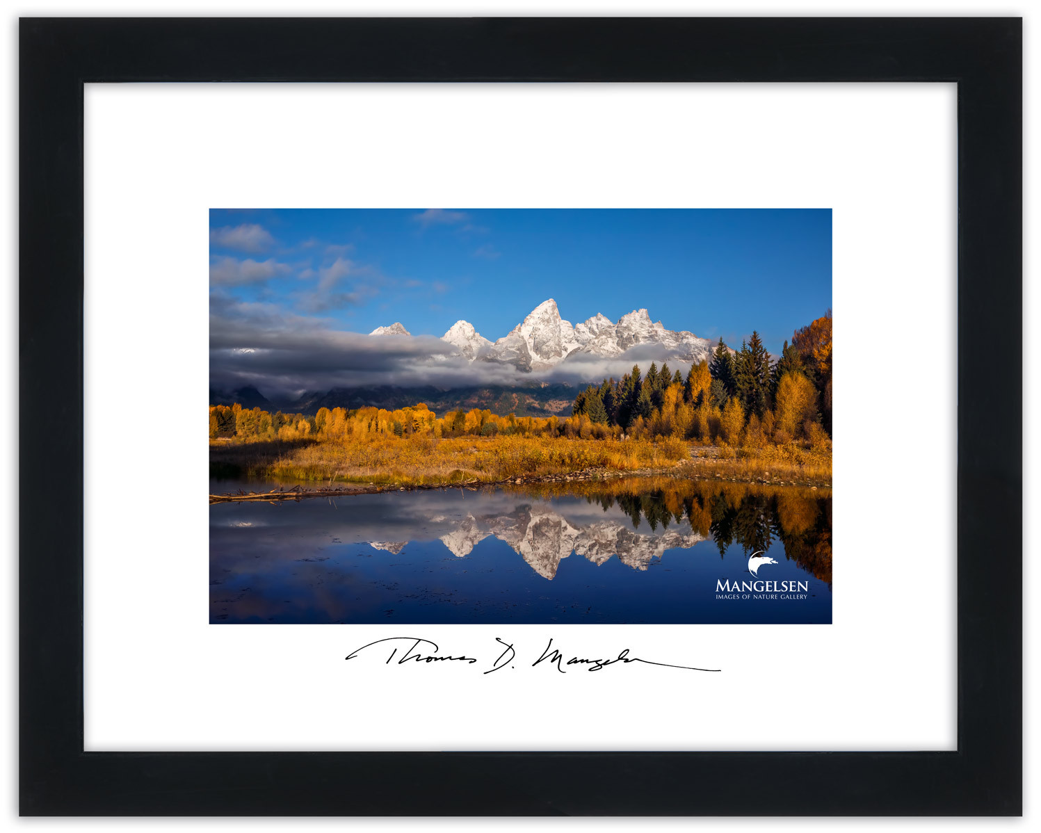 Scenic Teton image as storm clears by Thomas D. Mangelsen