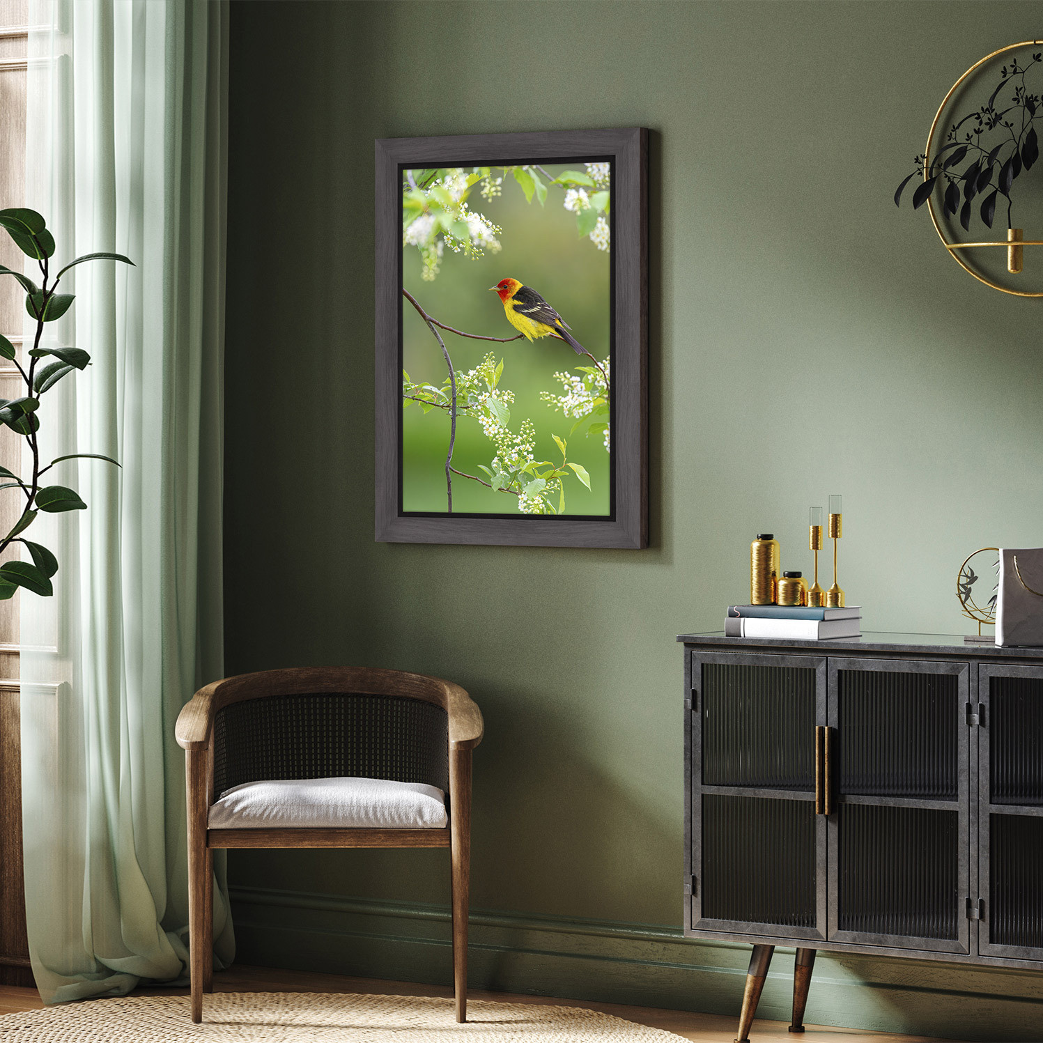 Among the Blossoms - Western Tanager: Limited Edition Wildlife ...