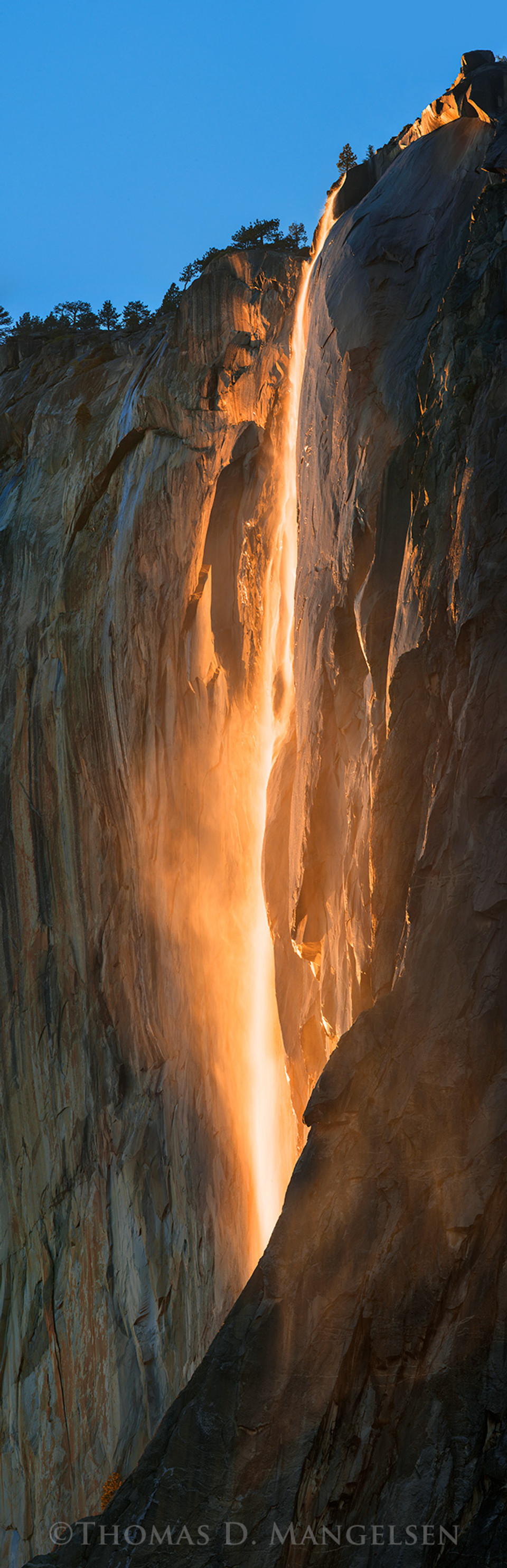 Yosemite firefall living room wall art, Mangelsen
