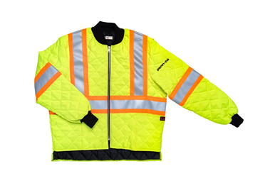 Hi-Vis Quilted Freezer Jacket