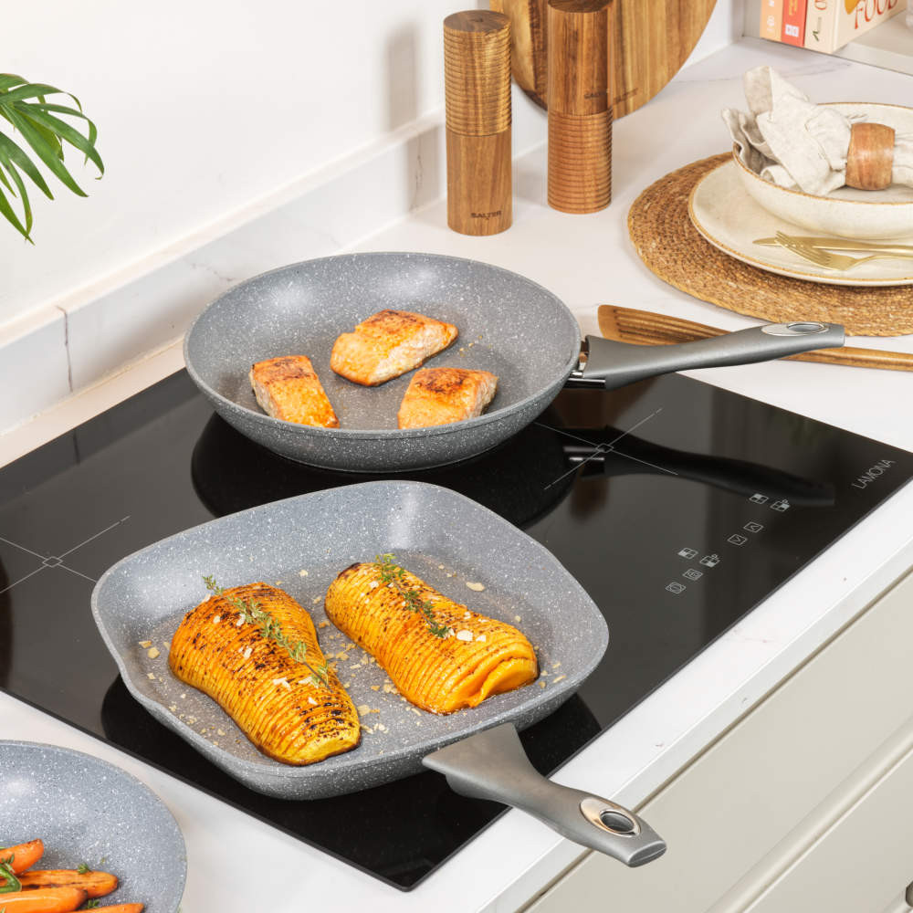 Shop Salter 28cm Marblestone Non Stick Frying Pan | Grey