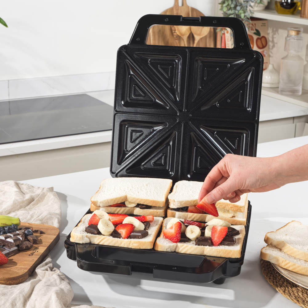 Shop Sandwich Toaster - Make 4 Sandwiches At Once