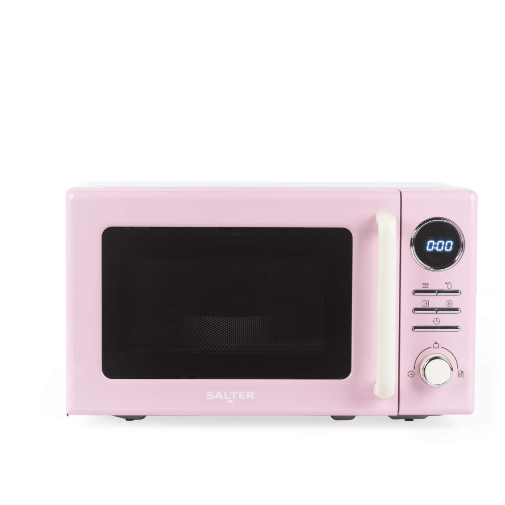 Shop Retro Digital Microwave | 20 L | Pink