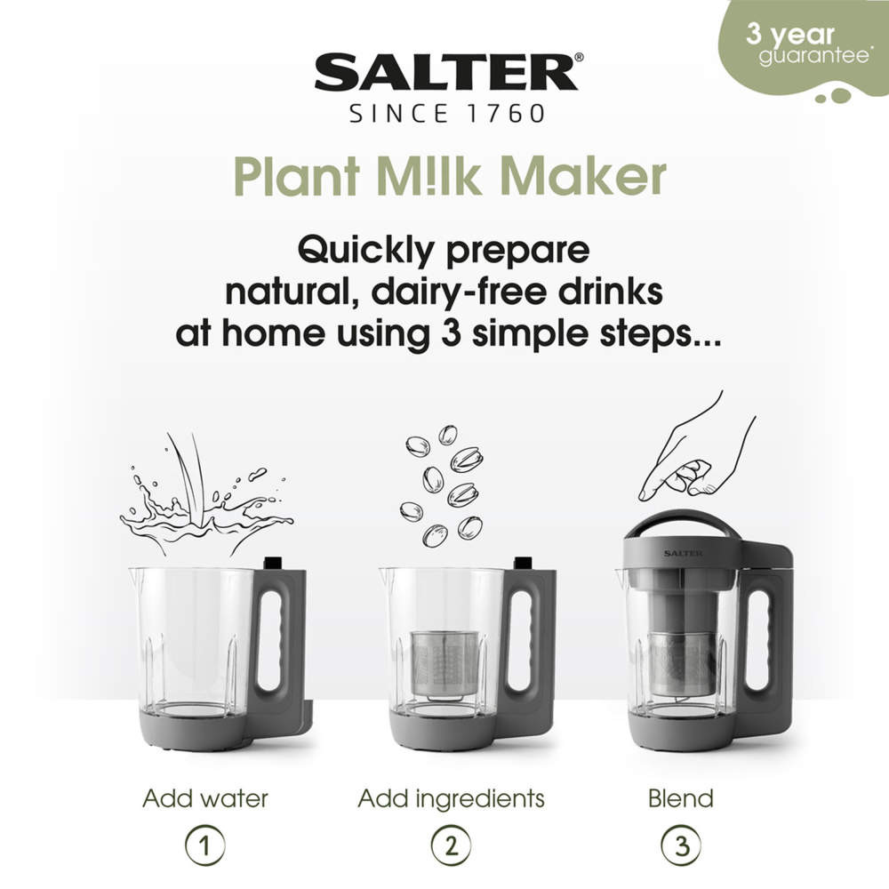 Shop Salter Electronic Plant Based Milk Maker | 1.6 Litres