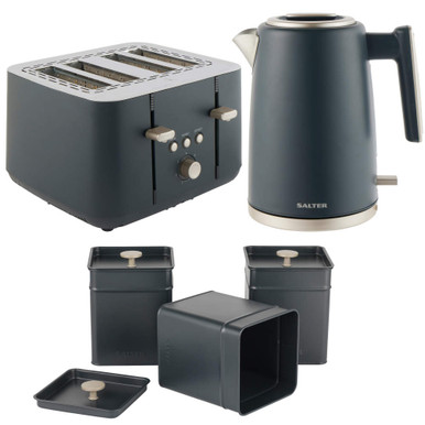 Shop Salter Marino Kettle, Toaster and Storage Canister Set