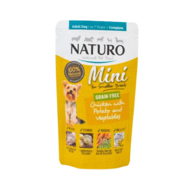 Naturo Mini GF Chicken w/ Potato & Vegetables Pouch 150g - Big Dog ...