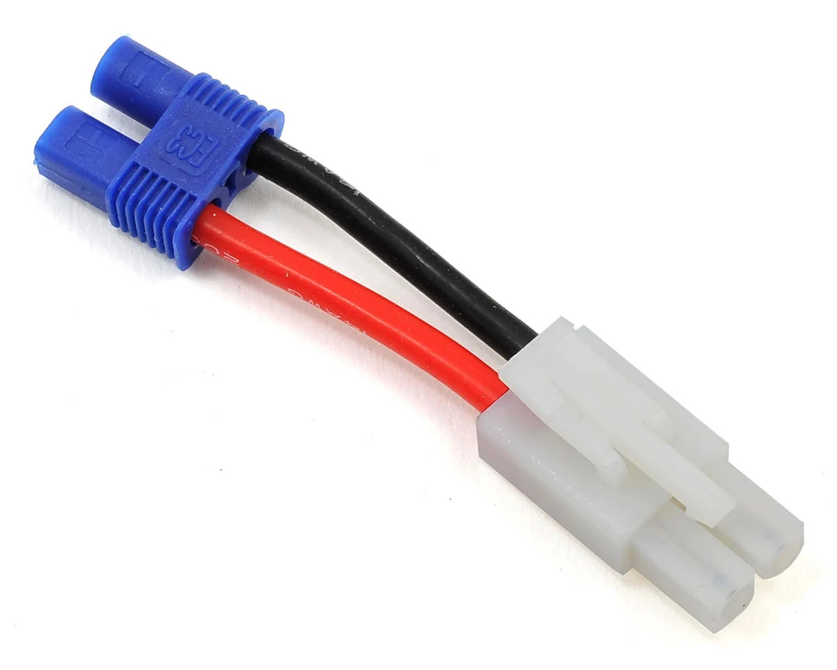 ProTek RC EC3 Style to Large Tamiya Style Plug Adapter (Female EC3/Male ...