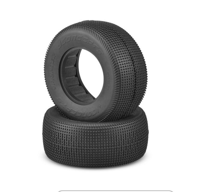 JConcepts Sprinter Short Course Dirt Oval Tires (2) (Blue) (JCO3128-01 ...