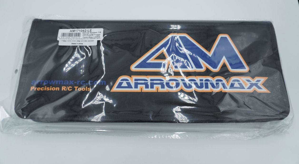 AM Arrowmax Black Golden 1/8 Off Road Set-Up System w/Bag (AM-171042-LE) - GS Hobby
