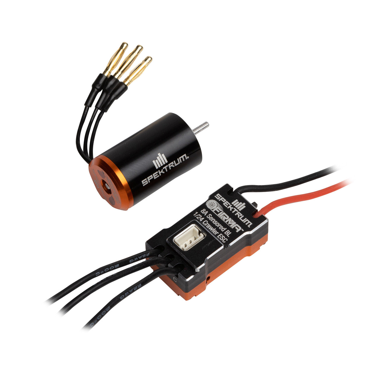 Spektrum RC Firma 8A 1/24 Rock Crawler Sensored Brushless Smart ESC ...