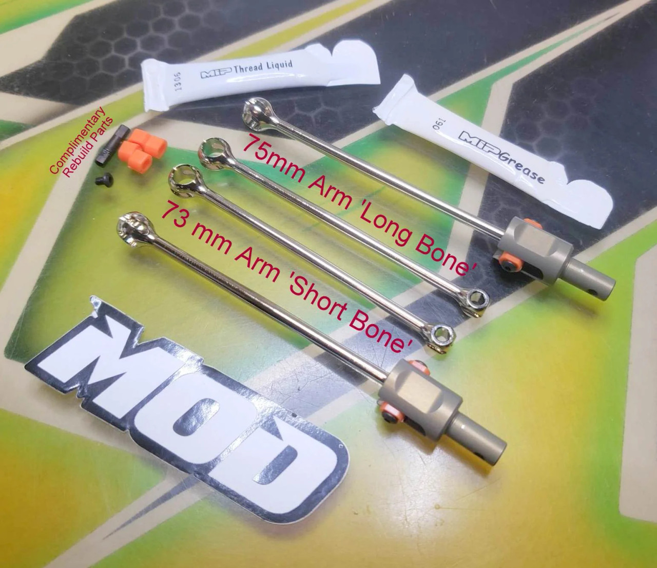 MOD Designs AE B6.4 Gear Diff Puck System 69mm Bone (Lightweight ...