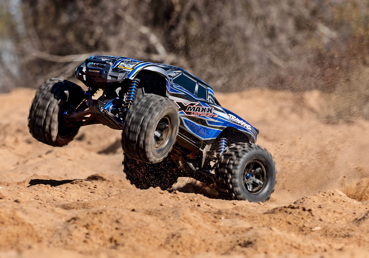 Traxxas X-Maxx Ultimate 8S 4WD Brushless RTR Monster Truck (Blue) w/TQi ...