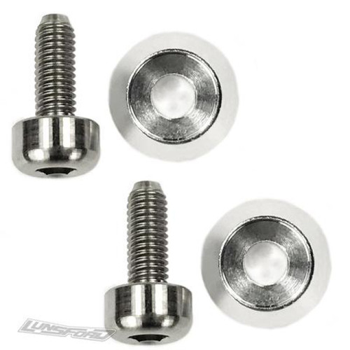 Lunsford Fat Boy Long Motor Screws/Washers (2) (LNS7902) - GS Hobby