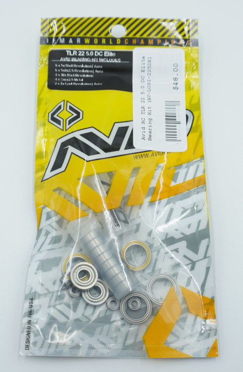 Avid RC TLR 22 5.0 DC Elite Bearing Kit (AV-LOSI-225DEA) - GS Hobby
