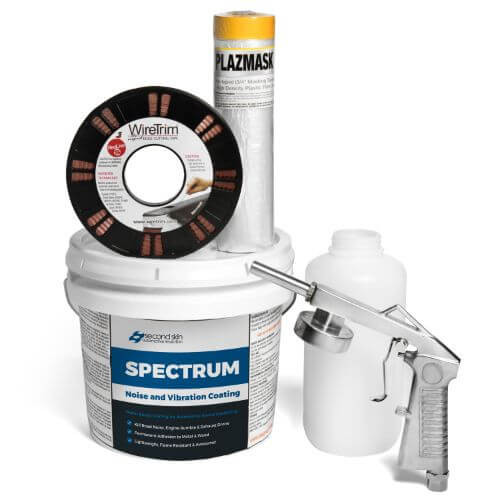 Spectrum Liquid Sound Deadening Spray Kit - Second Skin Audio