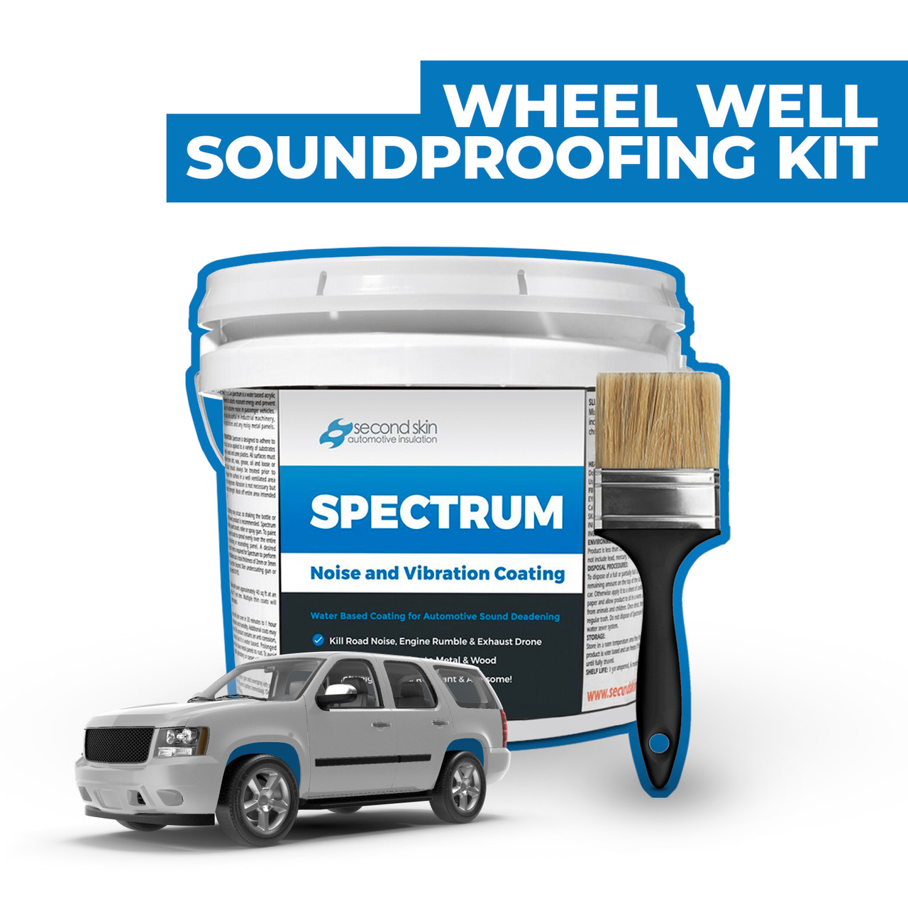 Wheel Well Soundproofing Kit - Second Skin Audio