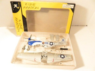 K-LINE TRAINS AVIATION 40223- VINTAGE ARMY CORPS P51 FIGHTER PLANE KIT ...