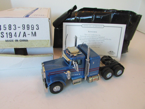 Matchbox KS194/A-M Ultra Diecast Truck Kenworth W900 Blue Highway ...
