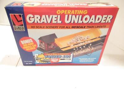 HO VINTAGE LIFE-LIKE- 21311 GRAVEL UNLOADER -WORKS W/POWER-LOC TRACK ...