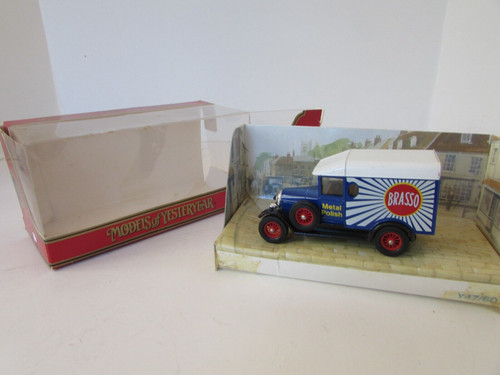 Matchbox Y-47 Models of Yesteryear 1929 Morris Light Van Blue Brasso 1/ ...