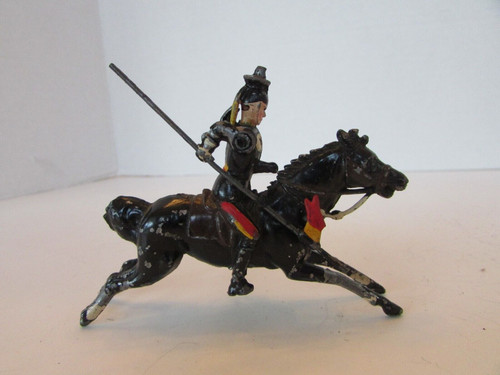 Vtg Britains Ltd England British Royal Lancer Figure Horseback ...