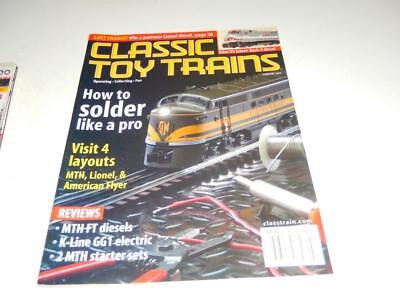 CLASSIC TOY TRAINS MAGAZINE- FEBRUARY 2002 - GOOD - W21 - The Model ...