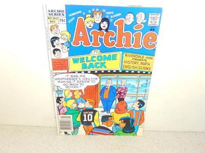 VINTAGE COMIC-ARCHIE COMICS-ARCHIE WELCOME BACK- # 362 NOV. 1988 ...