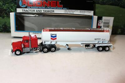 LIONEL TRAINS 12777 CHEVRON TRACTOR/TRAILER - 0/027- NEW- SH - The ...