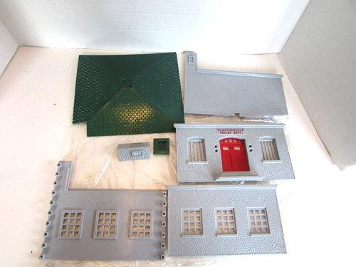 Vtg Bachmann Plasticville Police Department Green Roof 0-027 M34 - The ...