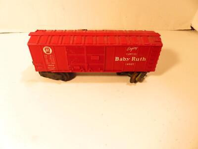 LIONEL TRAIN POST-WAR 6014 RED BABY RUTH BOXCAR- 027- FAIR - S31Y - The ...