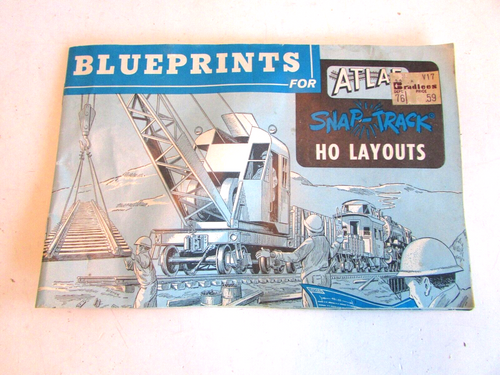 Vtg 1975 Atlas Tool Co Blueprints Booklet for Atlas Snap Track HO ...