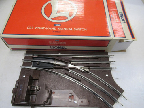 LIONEL MPC - 65022 - 027 RIGHT HAND MANUAL SWITCH TRACK- BOXED- B7 ...