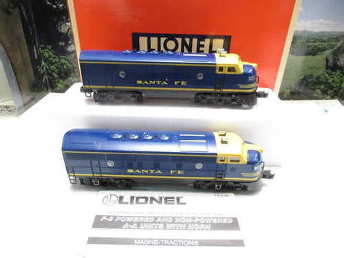 THE LIONEL VAULT 18117 SANTA FE F-3 AA DIESEL SET- 2 PULLMOR MOTORS ...
