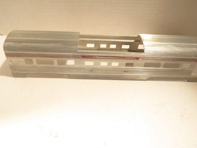 LIONEL PART - ALUMINUM VISTA DOME CAR SHELL- RED PAINT - FAIR- W22 ...