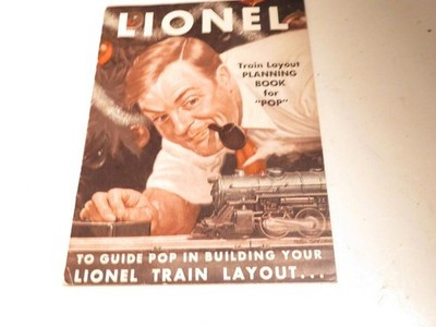 LIONEL POST-WAR VINTAGE 'TRACK LAYOUT PLANS FOR POP' BOOK- 1949- EXC ...