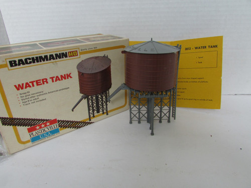HO Plasticville Bachmann Water Tank missing plastform Built up with Box ...