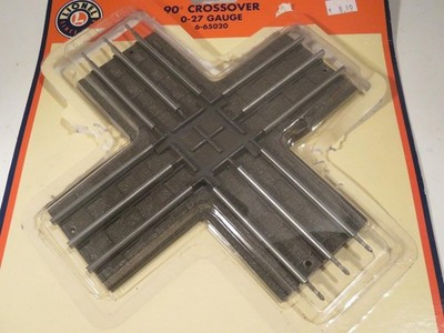 LIONEL TRAINS - MPC 5020- 90 DEGREE 027 SCALE CROSS-OVER TRACK- OPENED ...