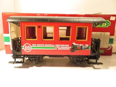 LGB G SCALE - LGB - COMMEMORATIVE RED LGB PASSENGER CAR- BOXED- H1 ...