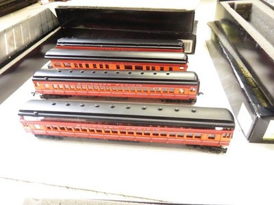 HO TRAINS VINTAGE BACHMANN SPECTRUM SOUTHERN PACIFIC DAYLIGHT PSNGR SET ...