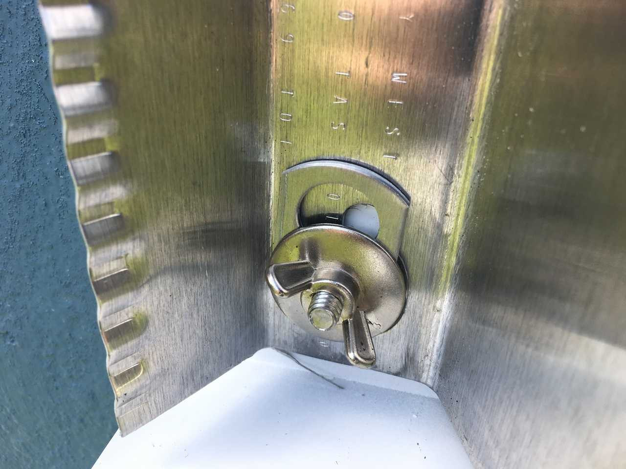 Aluminum Key Hole Washers for Hurricane Panels