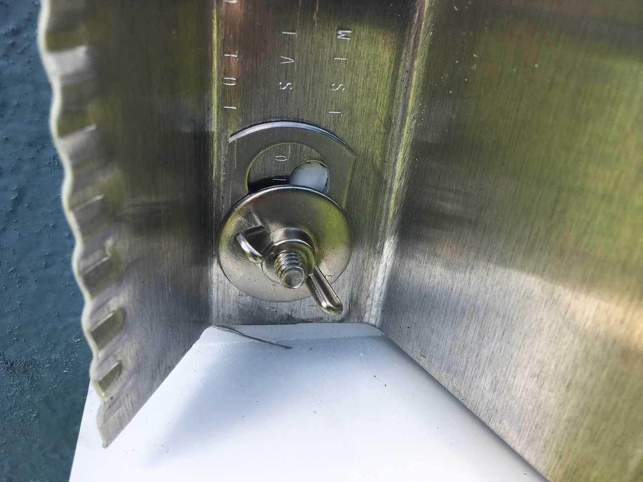Aluminum Key Hole Washers for Hurricane Panels