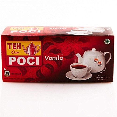 Cap Poci Teh Vanila - Black Tea with Aroma Vanilla 25-ct, 50 Gram ...