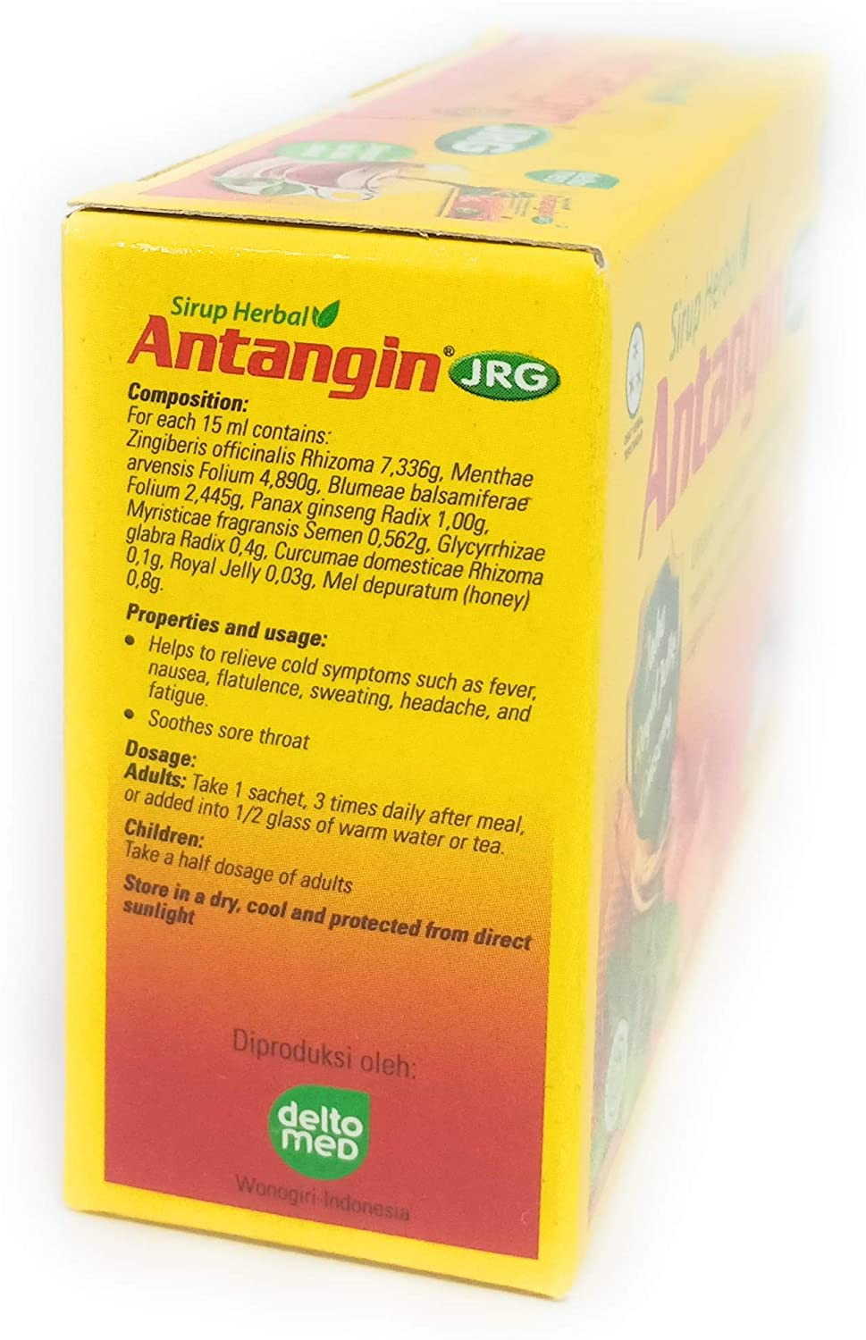Antangin JRG Herbal Syrup 5-ct, 75 Ml - Javanese Taste